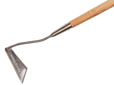 Kent & Stowe 70100037 Stainless Steel Long Handled 3-Edged Hoe, FSC K ...