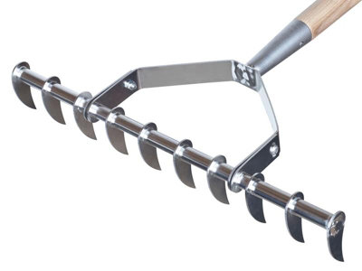 KENT & STOWE 70100902 STAINLESS STEEL LONG HANDLED SCARIFYING RAKE, FSC ...