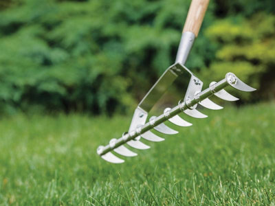 Kent Stowe 70100902 Stainless Steel Long Handled Scarifying Rake FSC K S70100902