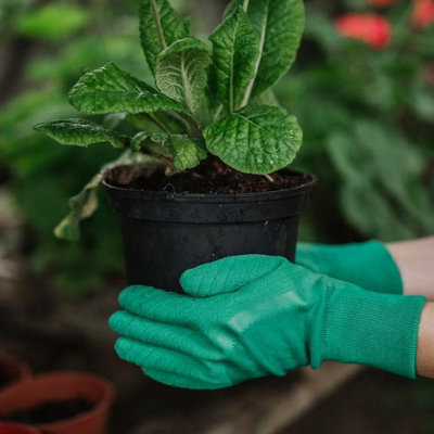 Kent & Stowe Ladies Medium Gardening Gloves Durable Latex Coated with ...