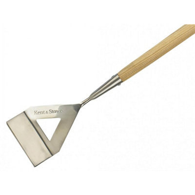 Kent & Stowe Long Handled Dutch Hoe, Fsc Multi Colour (Stainless Steel)