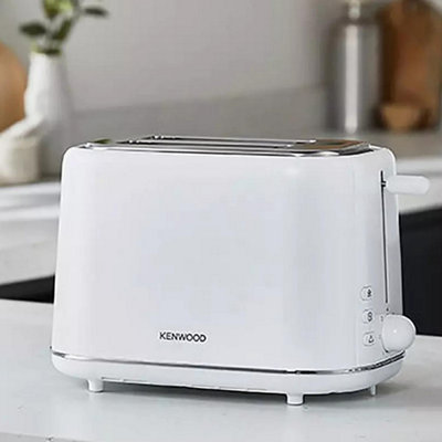 Kenwood Abbey Lux Toaster 2 Slot 7 Browning Settings 800 W Pure White ...