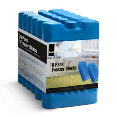 Keplin - 6pk Freezer Blocks - Blue | DIY at B&Q
