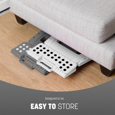 KEPLIN 9 Inch Heavy Duty Folding Step Stool Non-Slip Foldable Footstool ...