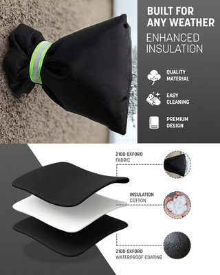Keplin Outside 1 Pack Tap Covers for Winter Large Outdoor Tap Cover ...