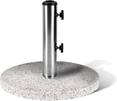 KEPLIN Parasol Base Stand 12kg Heavy Duty Granite Patio Umbrella Holder ...