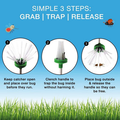 KEPLIN Spider Catcher, Bug Trap Catcher Extra Long with Handle, Safely ...