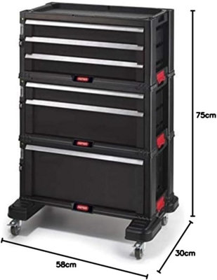 Keter 6 Drawer Tool Chest Set 237786