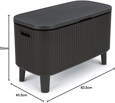 Keter 60 Litre Cool Box (63 US Quart) Bevvy Bar Cooler Party/Garden Table