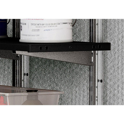 KETER 97CM (38.1") SHED SHELVING KIT - 3 VARIABLE-HEIGHT STEEL ...