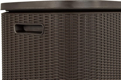 Keter Bevy Bar Cocktail Table BROWN