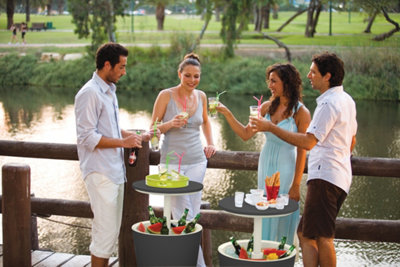 Keter Cool Bar 30L Cooler Table - Grey