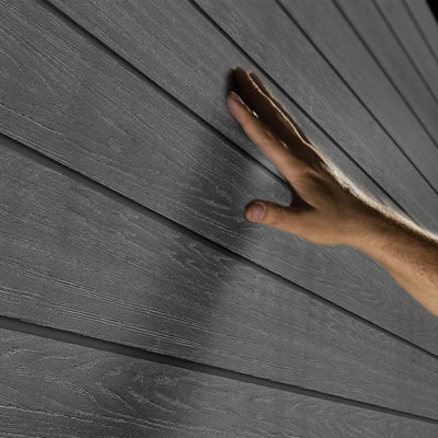 Keter Cortina 9ft 2" x 7ft Garden Storage Shed - Evotech Wood-Look ...