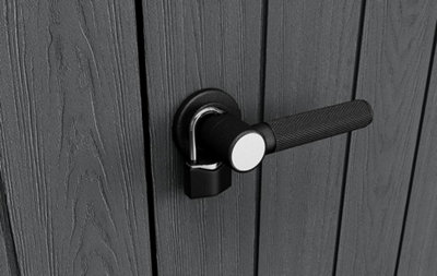 Keter Cortina Alto Vertical Storage Shed 1,415L Evotech Resin, Shelves ...