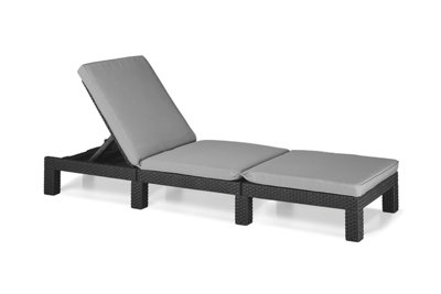 Keter Daytona Relax Sun Lounger - Anthracite
