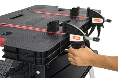 Keter Folding Worktable with Clamps