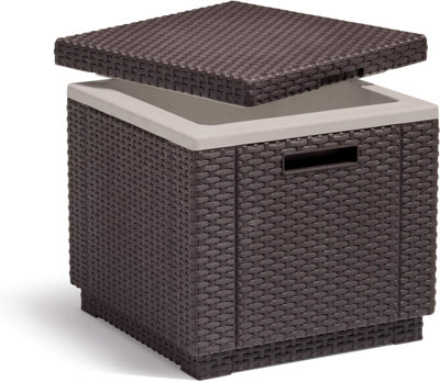 Keter Ice Cube Cool Box - Brown