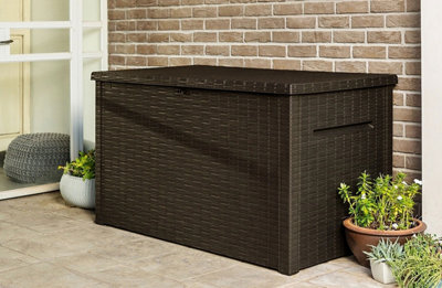 Keter Java XXL 870L Storage Box - Brown | DIY at B&Q