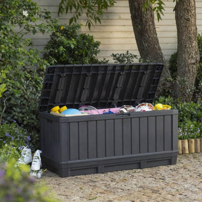 Keter Kentwood Outdoor Storage Box 350L - Graphite