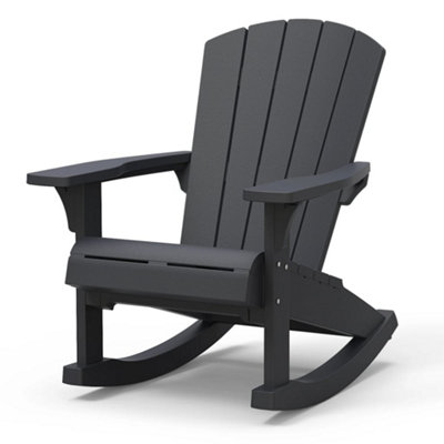 KETER KETER ADIRONDACK ROCKING CHAIR TROY GRAPHITE