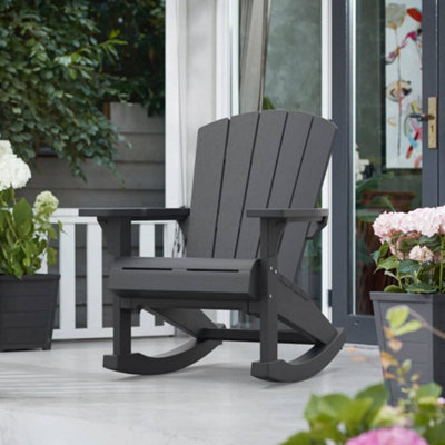 KETER KETER ADIRONDACK ROCKING CHAIR TROY GRAPHITE