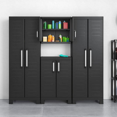 Keter Keter Base Storage Cabinet Detroit Black