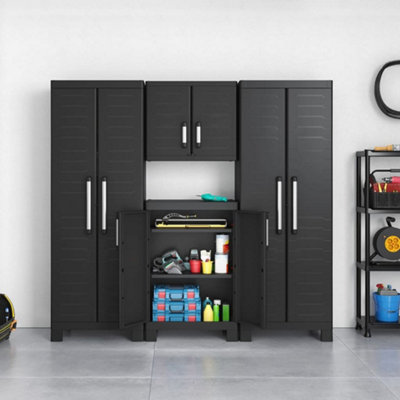 Keter Keter Base Storage Cabinet Detroit Black