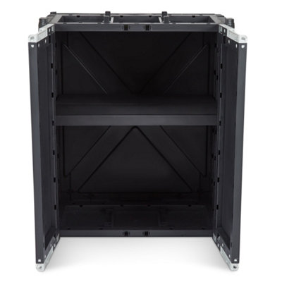 Keter Magix Storage Cabinet - Anthracite - 76cm x 47cm x 90.5cm