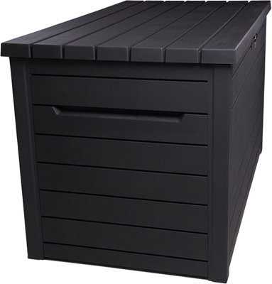 KETER ONTARIO PLASTIC STORAGE BOX XXL 870L - ANTHRACITE