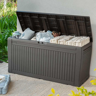 Keter Outdoor Storage Box Comfy 270L Grey