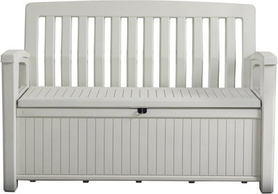 Keter Patio Garden Storage Bench White