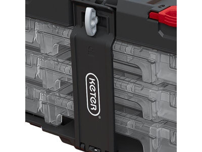 Keter Roc 253380 Stack N Roll 3-Set Tool Box Case Organiser KETSNR3ORG ...