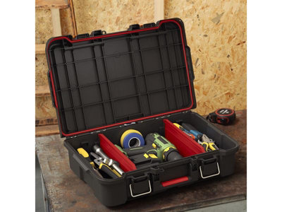 Keter Roc 253382 Stack N Roll Power Tool Box Case KETSNRPTC