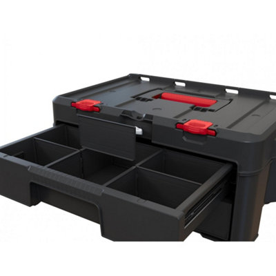 Keter Stack N Roll 2-drawer Unit Multi Colour (One Size)