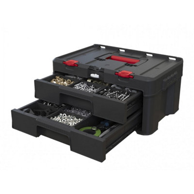 Keter Stack N Roll 2-drawer Unit Multi Colour (One Size)