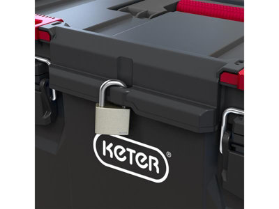 Keter Stack N Roll x2 Deep Tool Box Case Toolboxes Modular Set KETSNRTB ...