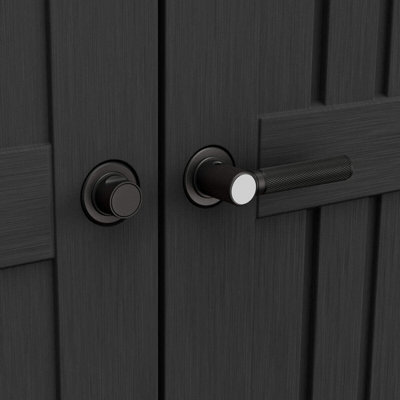 Keter Stronghold 10x8 ft Outdoor Storage Shed, Evotech Panels, Extra ...