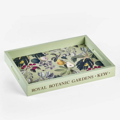 Kew Gardens Bloom Fruit & Floral Wooden Tray 40 x 35cm