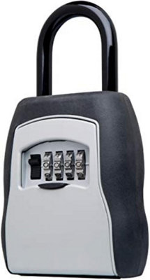 Key lock box, outdoor lock box, key safe, with combination lock, 5 key ...