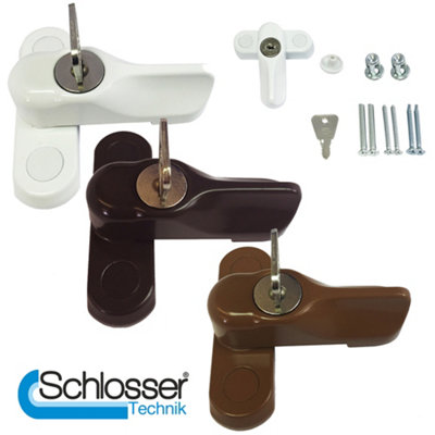 Key Locking Sash Blocker Timber & Composite Door & Window Restrictor ...