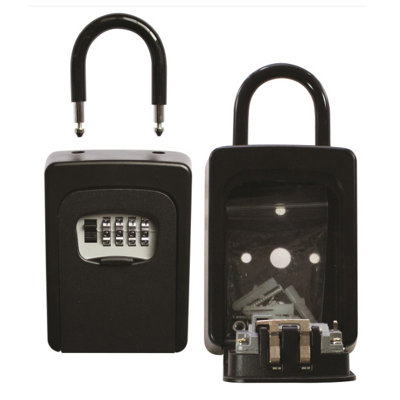 Key Safe Box 4 Digit Wall Mounted Outdoor High Security Code Lock ...
