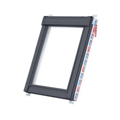 Keylite White Painted Centre Pivot 1340x980 Hi-Therm + Tile Flashing