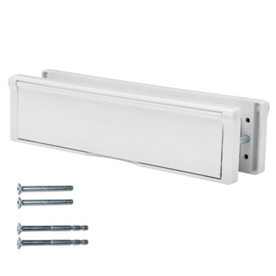 Keypak 10 inch (27cm) Door Letterbox - Fits 40-80mm uPVC Doors ...