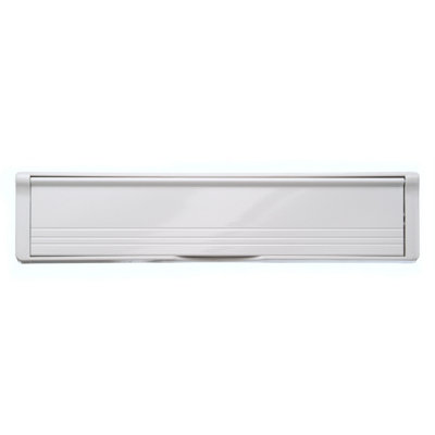 Keypak 12 inch (30.6cm) Door Letterbox - Fits 40-80mm Doors, Telescopic ...