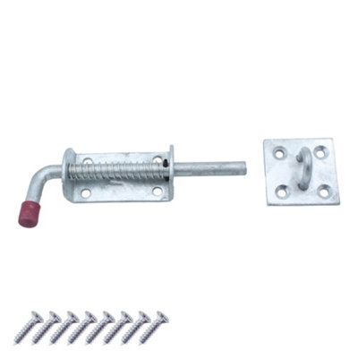 Keypak 150mm Animal Bolt Galvanized Farm Gate Security Lock