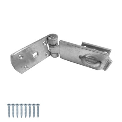 Keypak Heavy Duty Galvanised Swivel Hasp and Staple 125mm 5 Inch Zinc ...