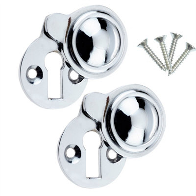 Keypak Round Bedroom Door Covered Key Escutcheon Keyhole Cover Cap ...