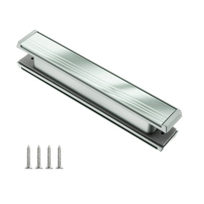 Keypak Slimline Letterplate 12-inch 300mm, 40-80mm Thickness Door ...