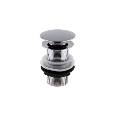 KeyPlumb Bathroom Pop Up Click Clack Basin Sink Metal Unslotted Clicker ...