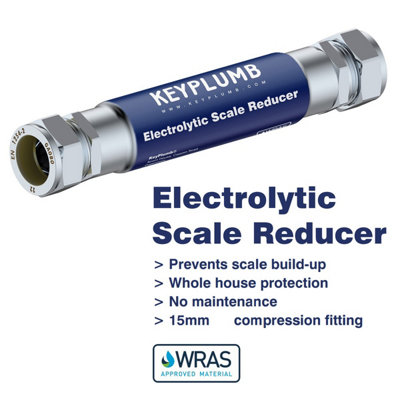 KeyPlumb Inline Electrolytic Scale Reducer Inhibitor 15mm Compression ...